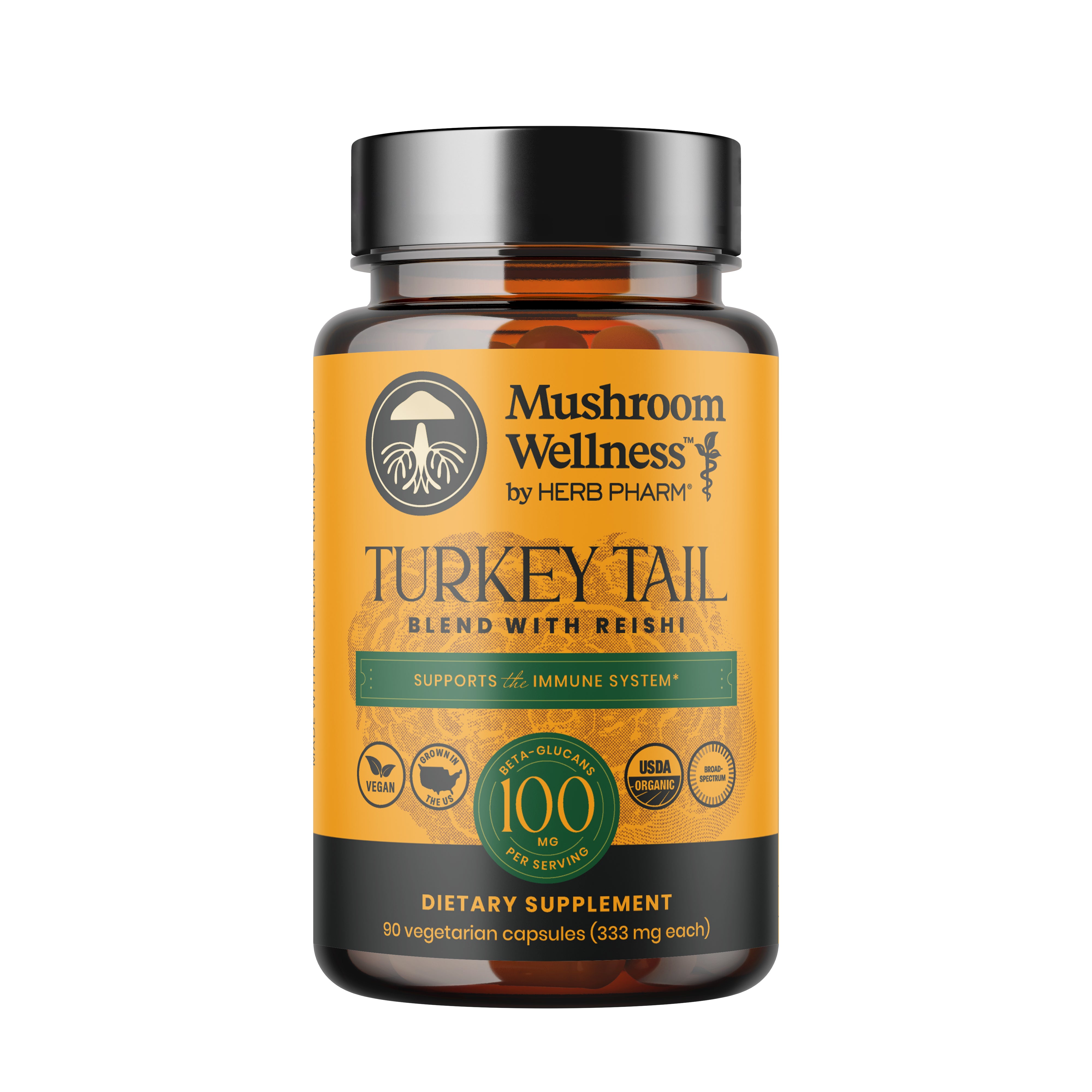 Turkey Tail Blend Capsules | Mushroom Wellness