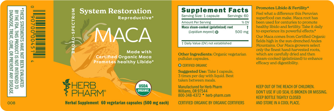 Maca Capsules | Herb Pharm