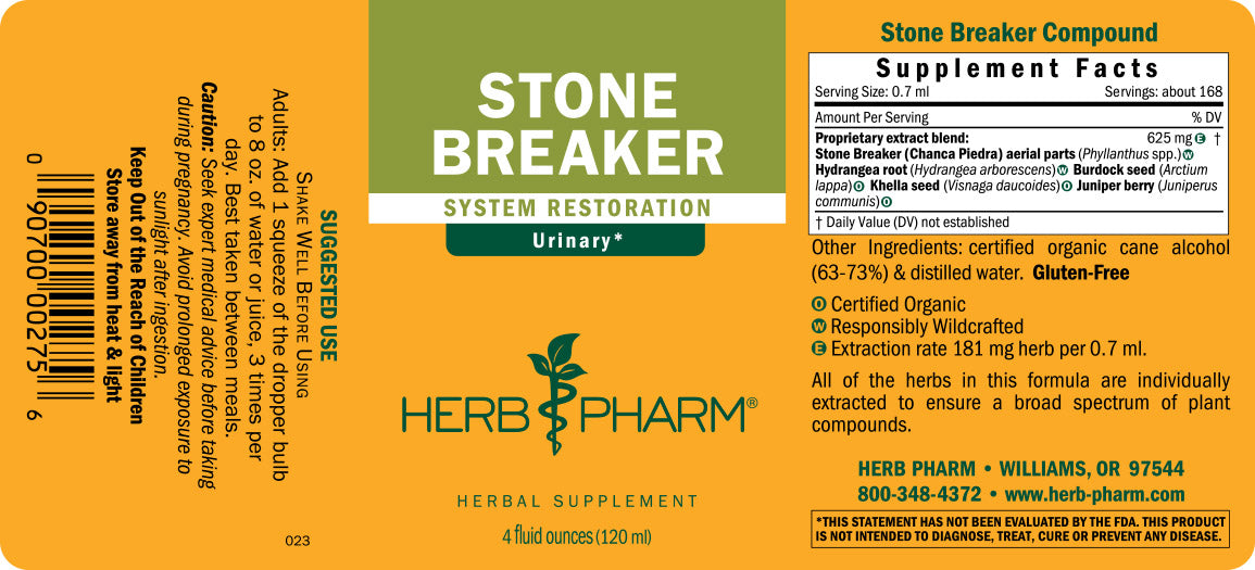 Stone Breaker Liquid Herbal Extract | Herb Pharm
