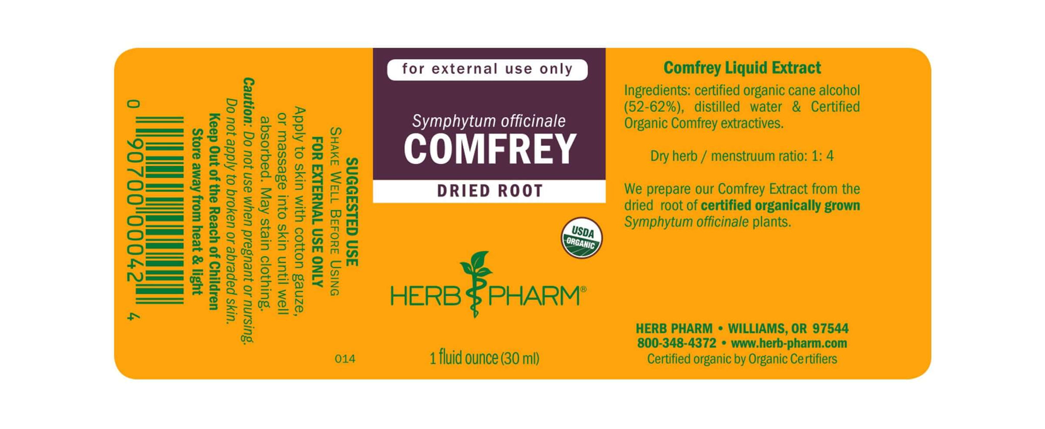 Comfrey Extract External Use | Herb Pharm