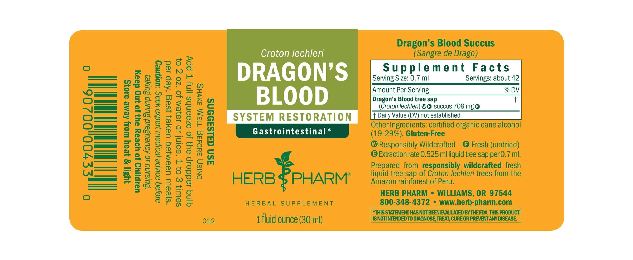 Dragon's Blood Liquid Herbal Extract | Herb Pharm