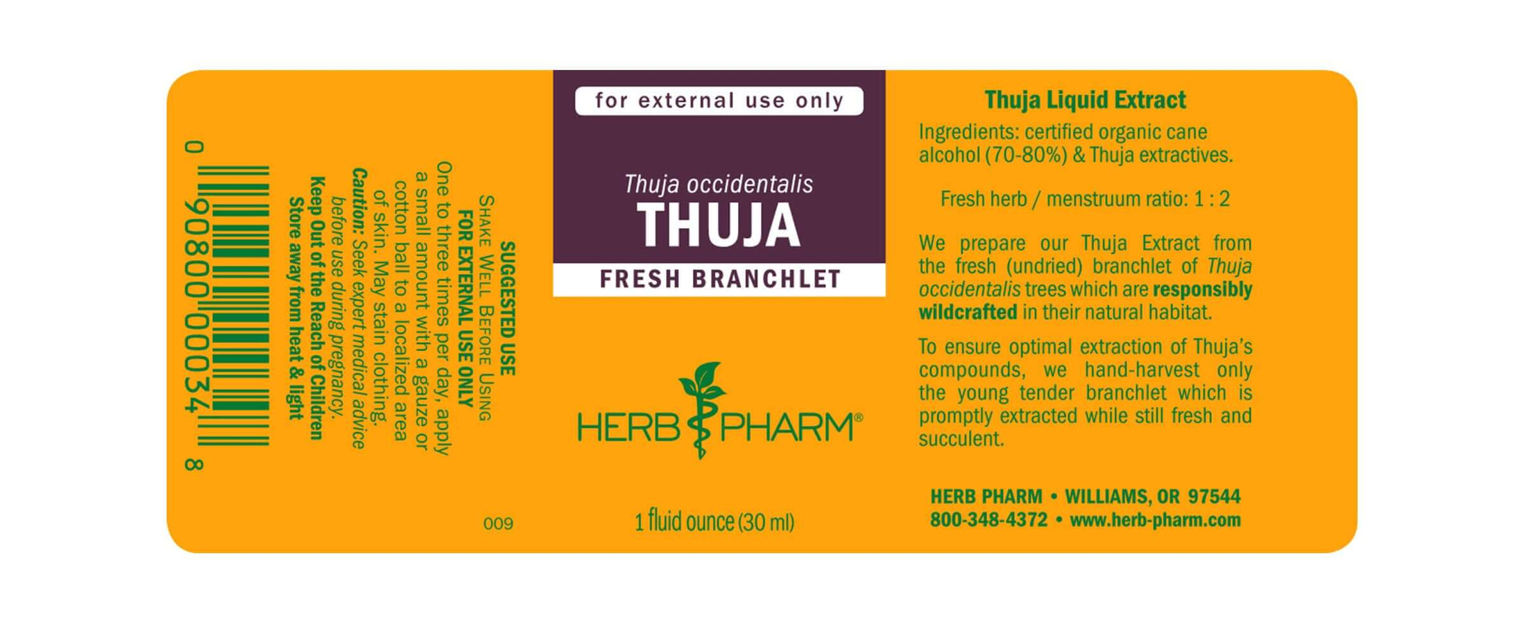 Thuja Liquid Herbal Extract | Herb Pharm