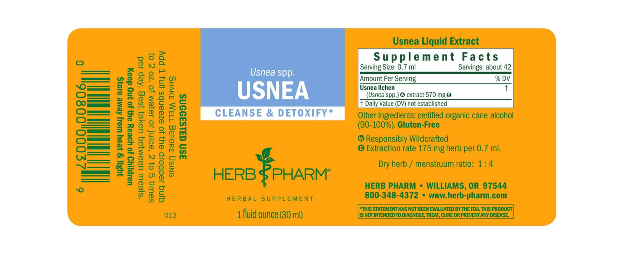 Usnea Liquid Herbal Extract | Herb Pharm
