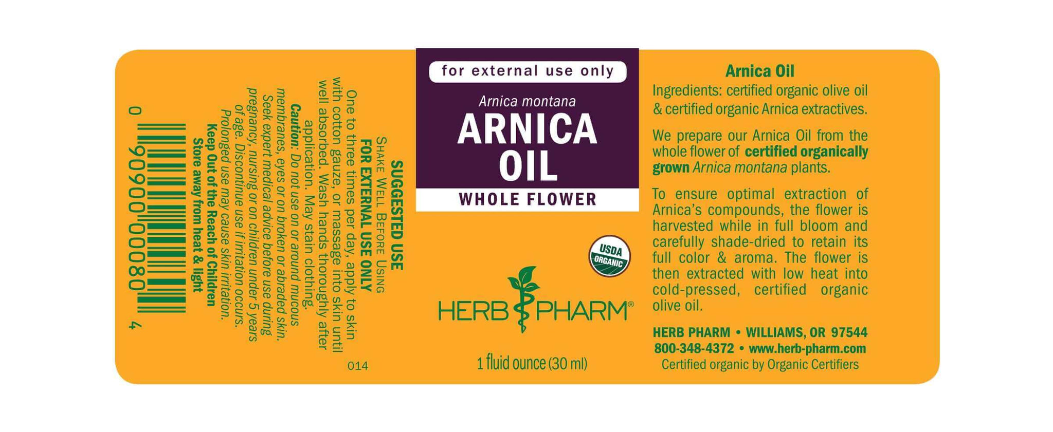Arnica Oil External Use | Herb Pharm