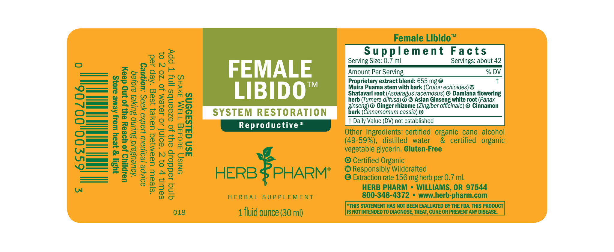 Female Libido™ Liquid Herbal Extract | Herb Pharm
